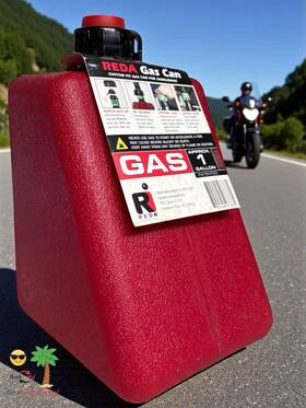 REDA RGC1001 Fuel Gallon Spill Saddlebag Gas 705105073330